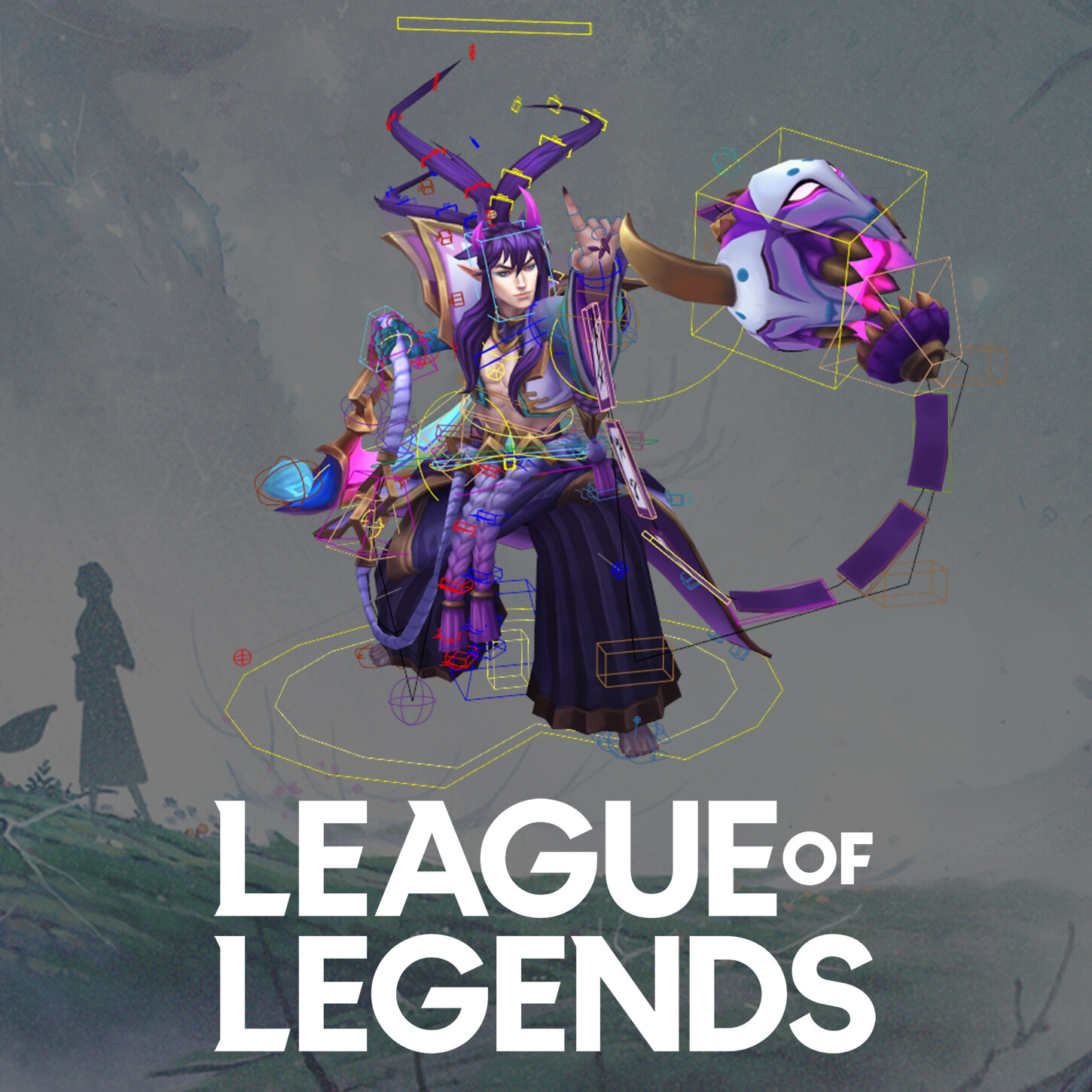 ArtStation - Spirit Blossom Thresh Rigging Breakdown