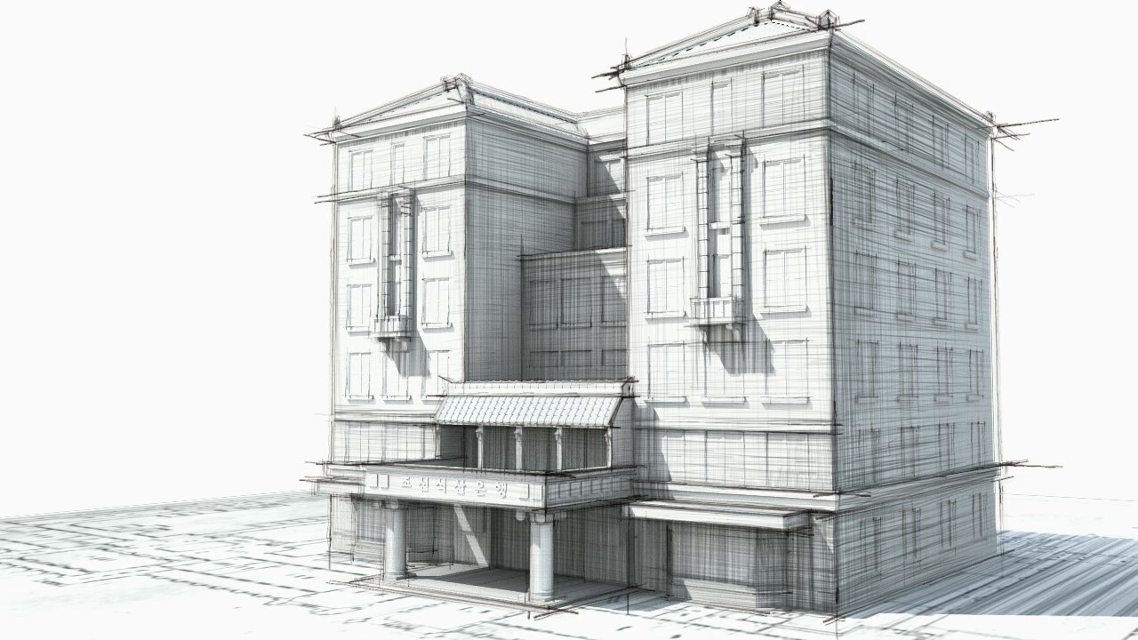 ArtStation - Building Sketch | Motion Graphics