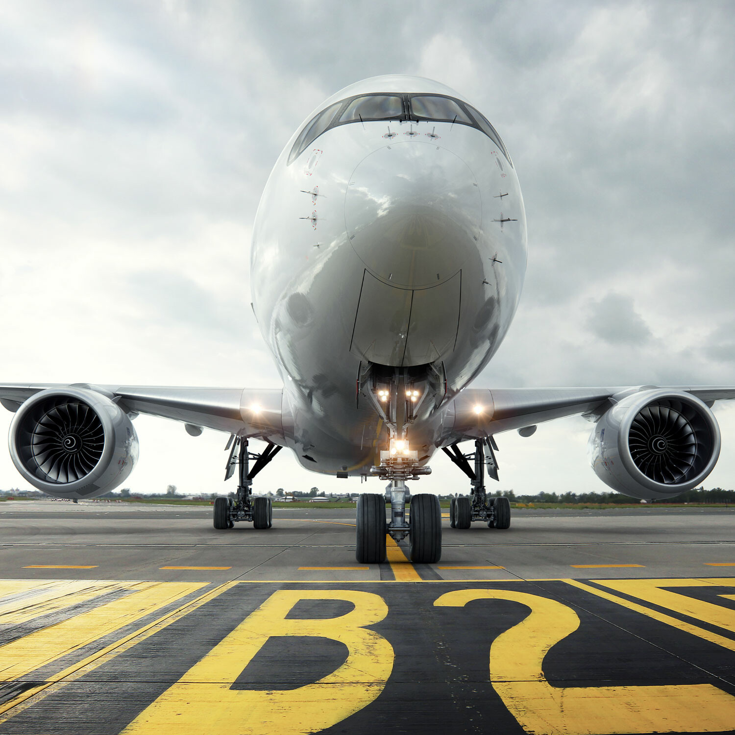 ArtStation - Airbus A350-900 Front