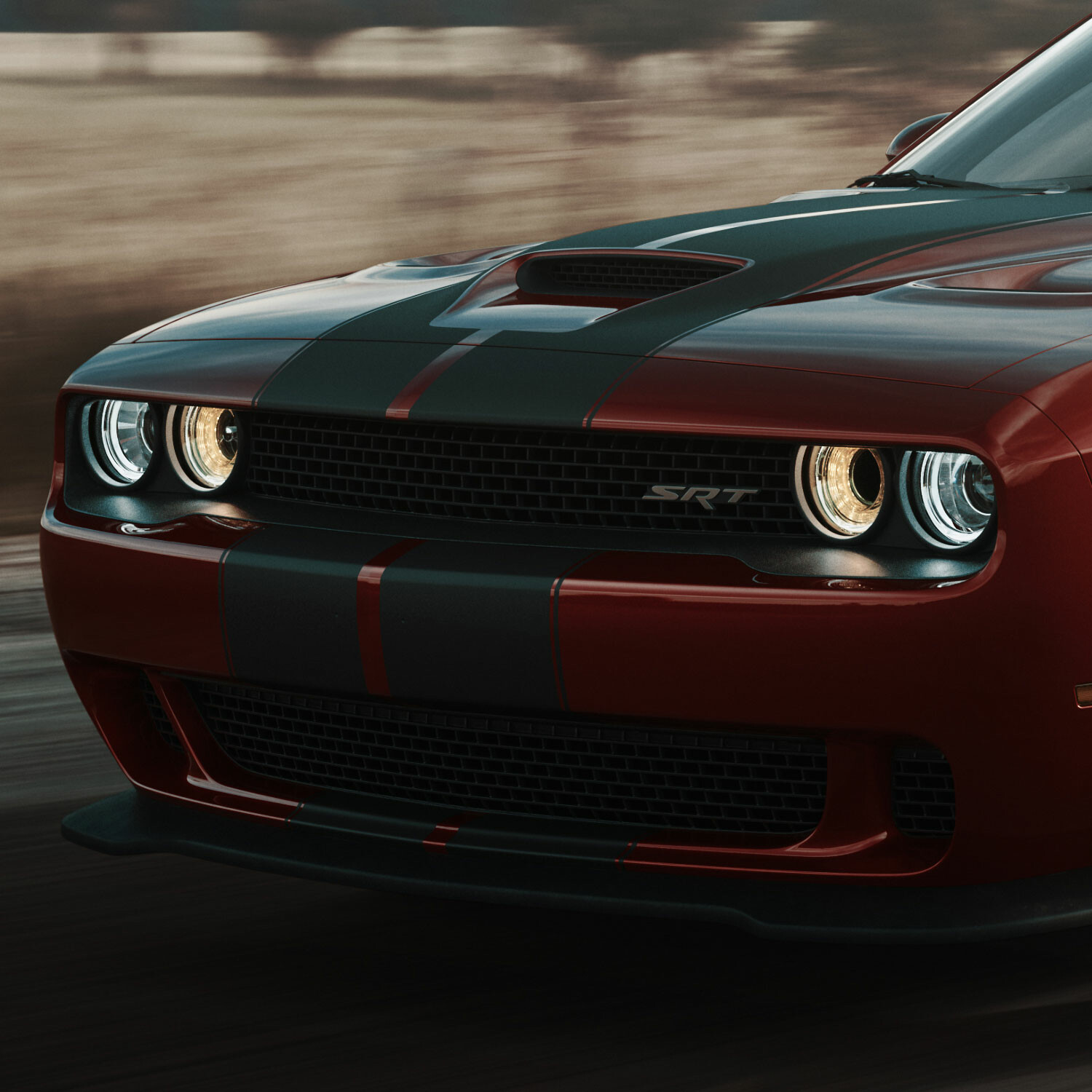 ArtStation - Dodge Hellcat