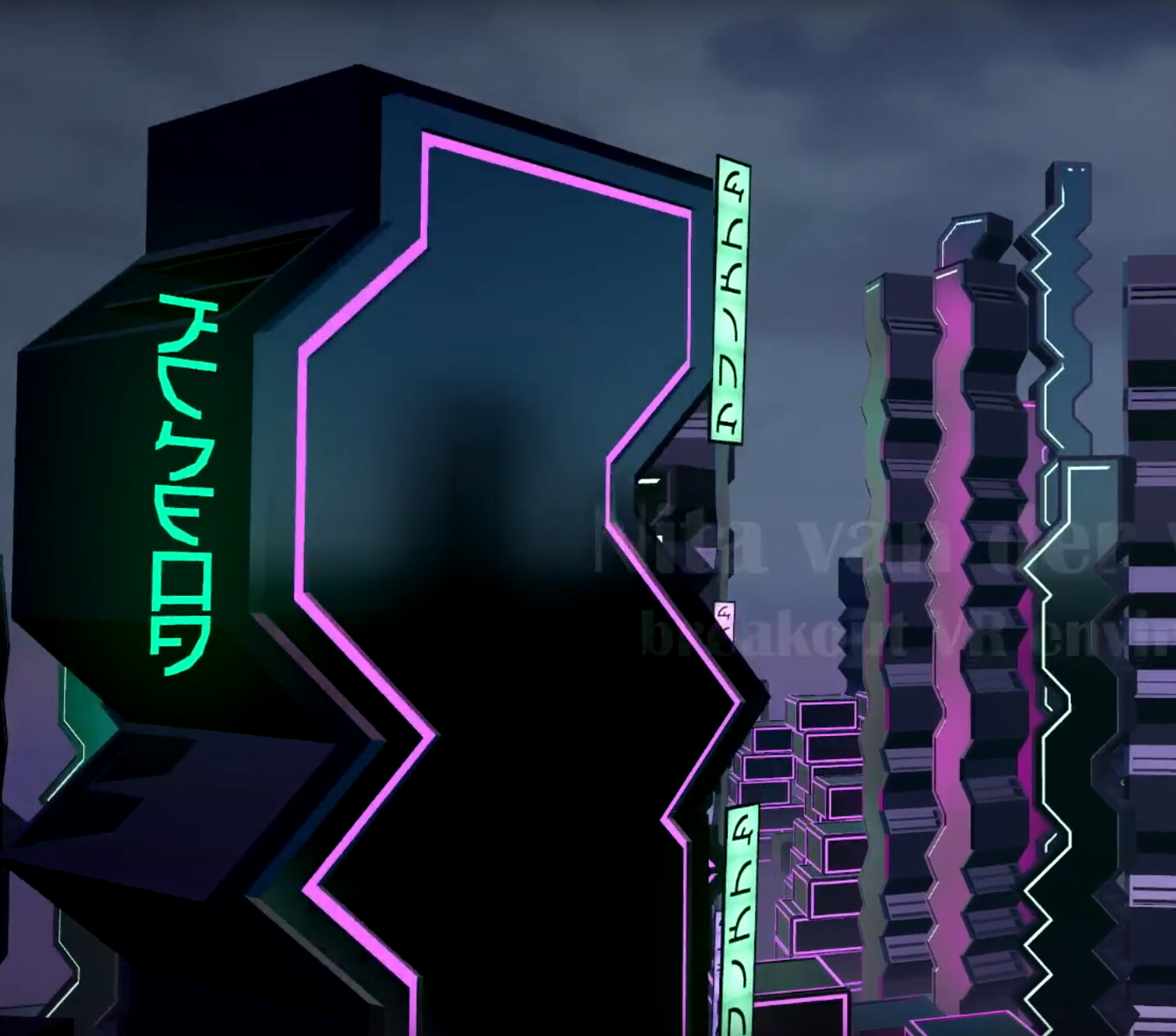 ArtStation - Internship project - Procedural city