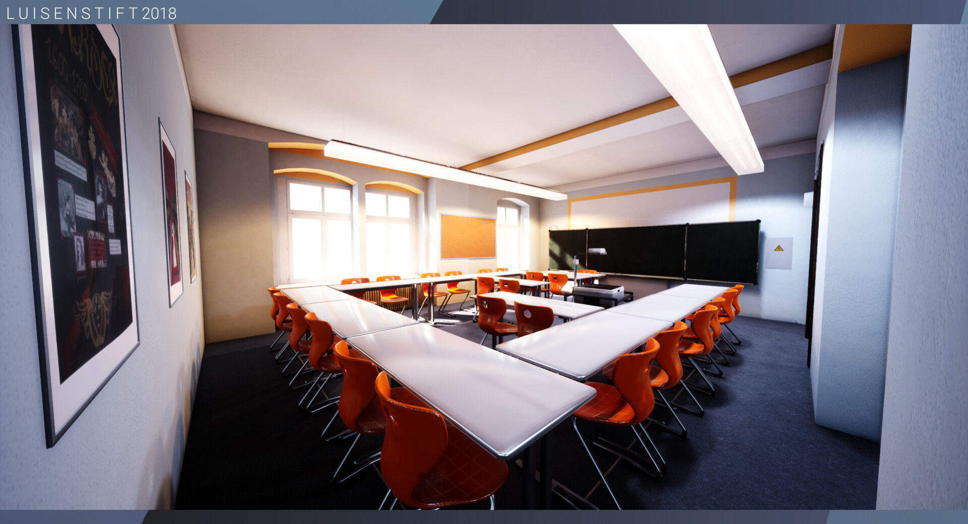 ArtStation - Unreal Engine 4 - School Architectural Visualization