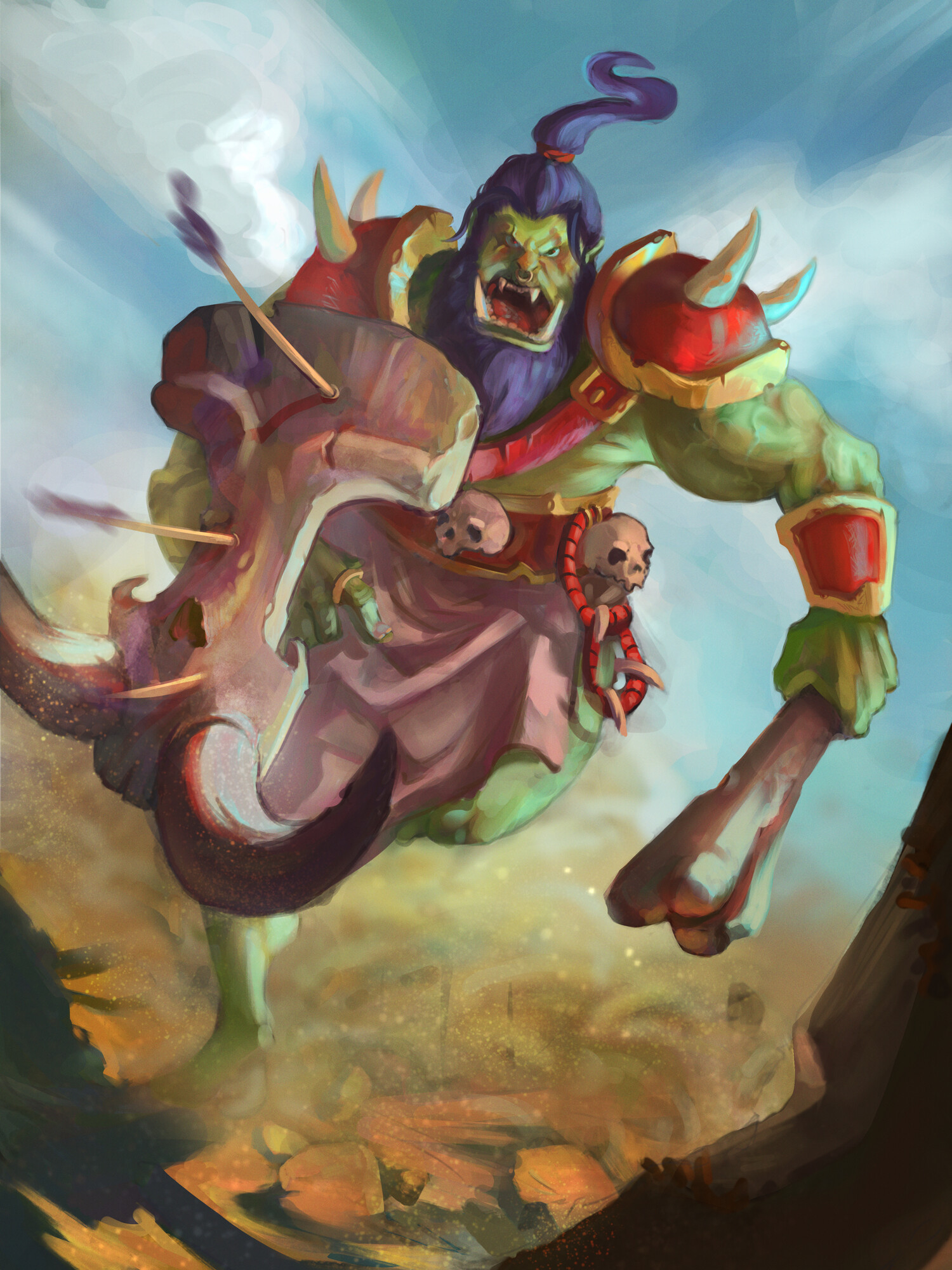 ArtStation - Cave Orc