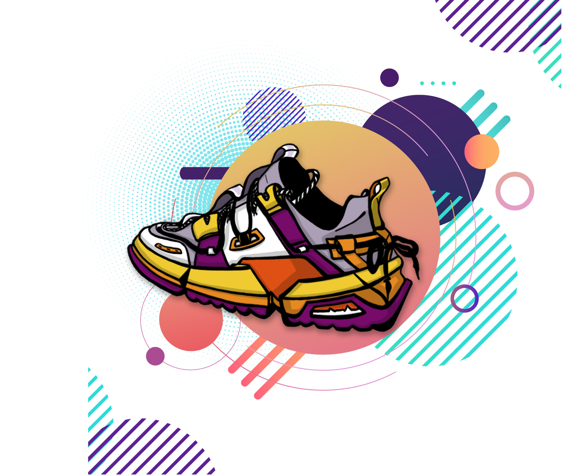 ArtStation - CG art | Bright sneakers | Part 2