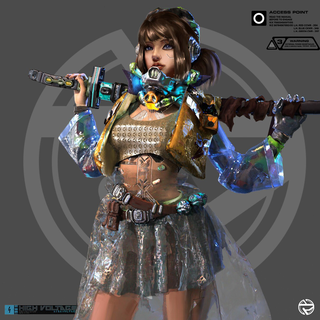 ArtStation - Cyber Girl