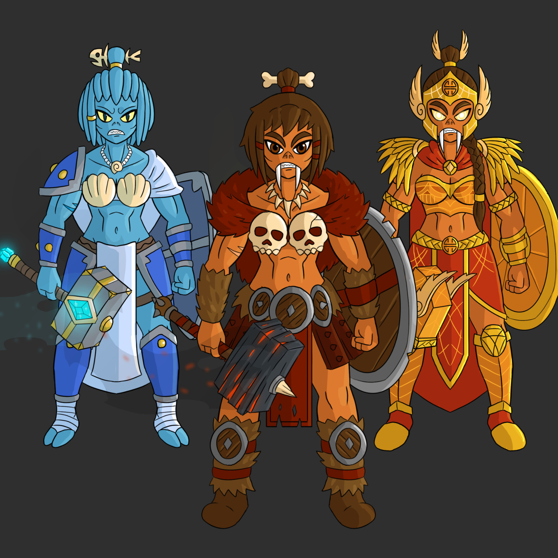 ArtStation - Shatana skins