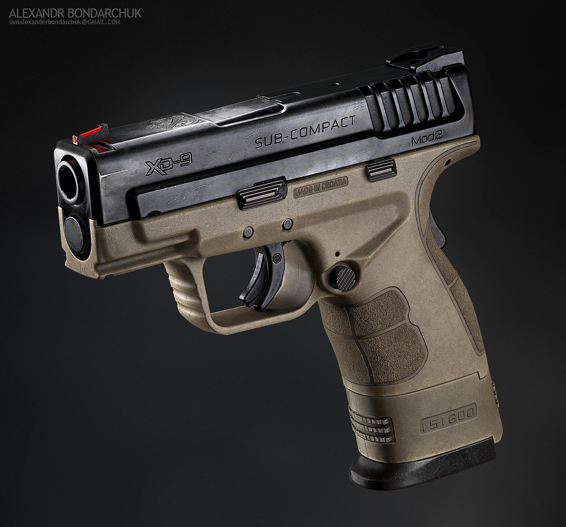 ArtStation - Springfield XD Mod2