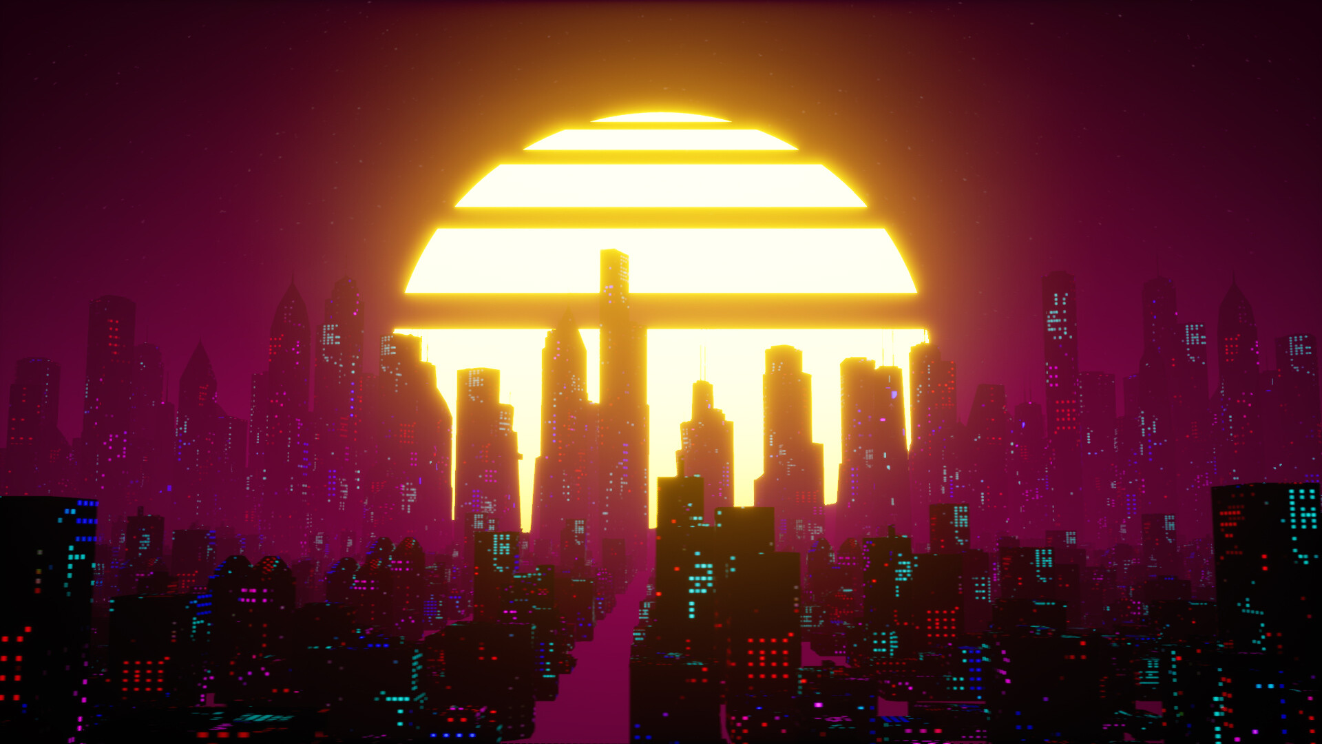 ArtStation - RETROCITY // Unreal Engine Cinematic Animation