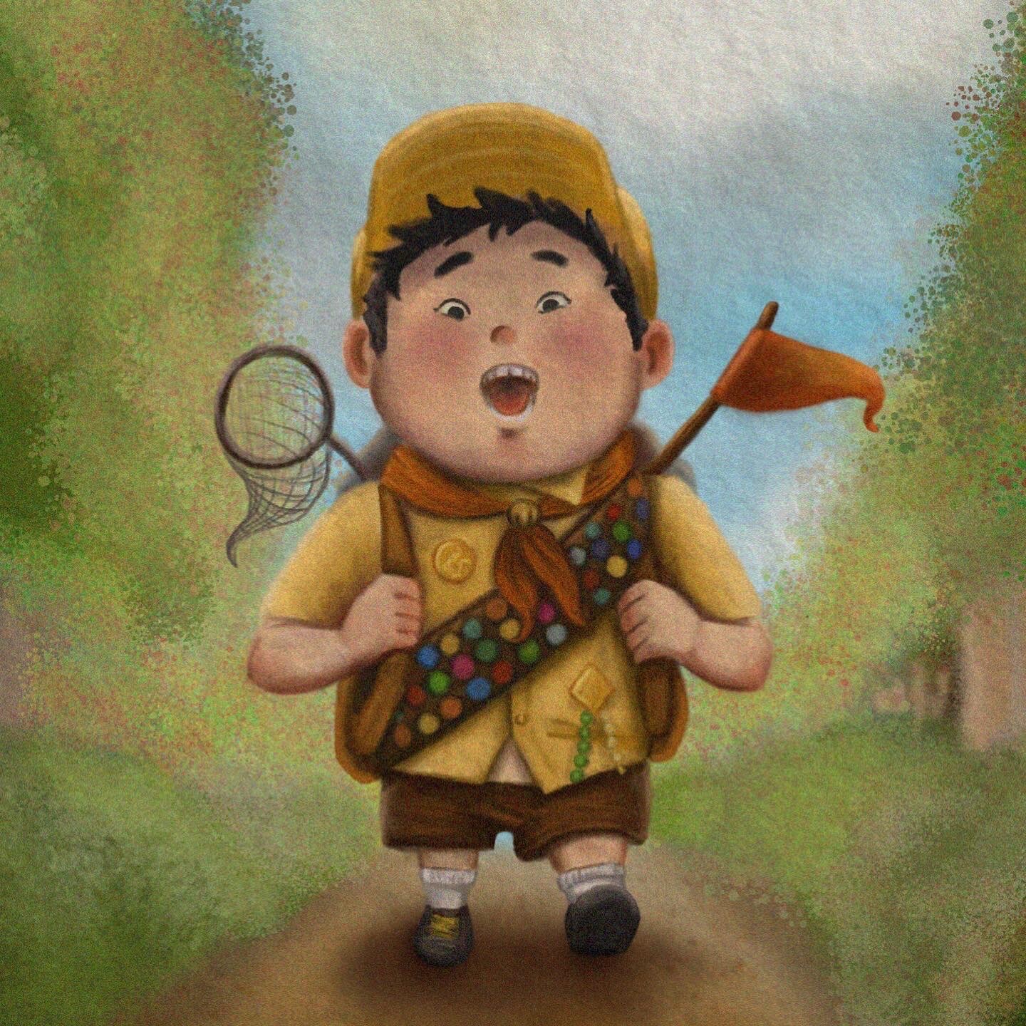 ArtStation - Fanart of Russel from Up!