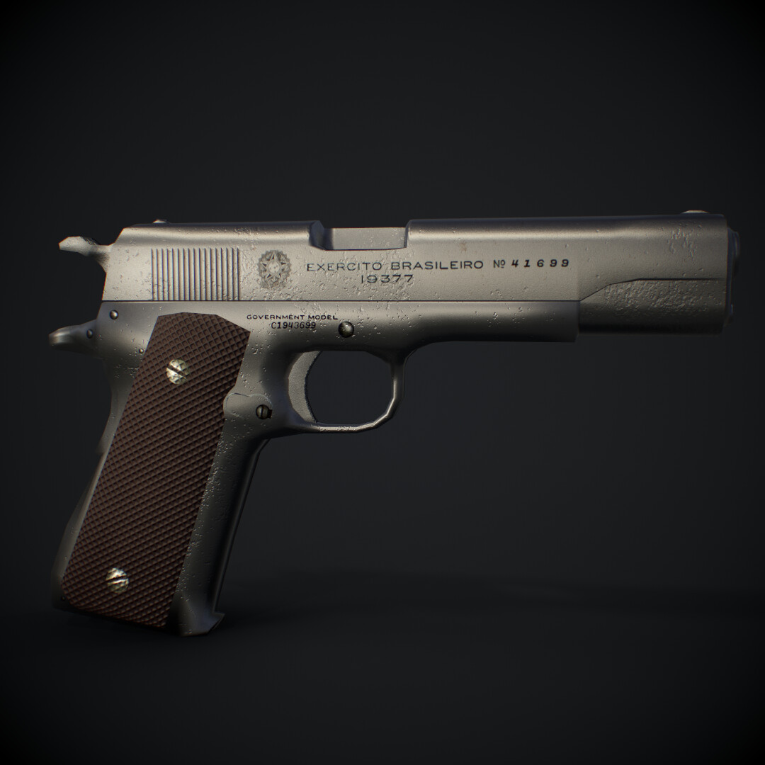 ArtStation - Colt .45 ACP pistol
