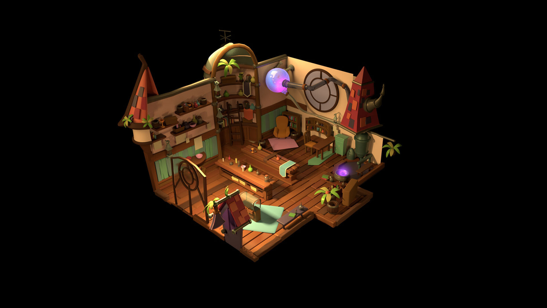 ArtStation - Potion Shop and Potions