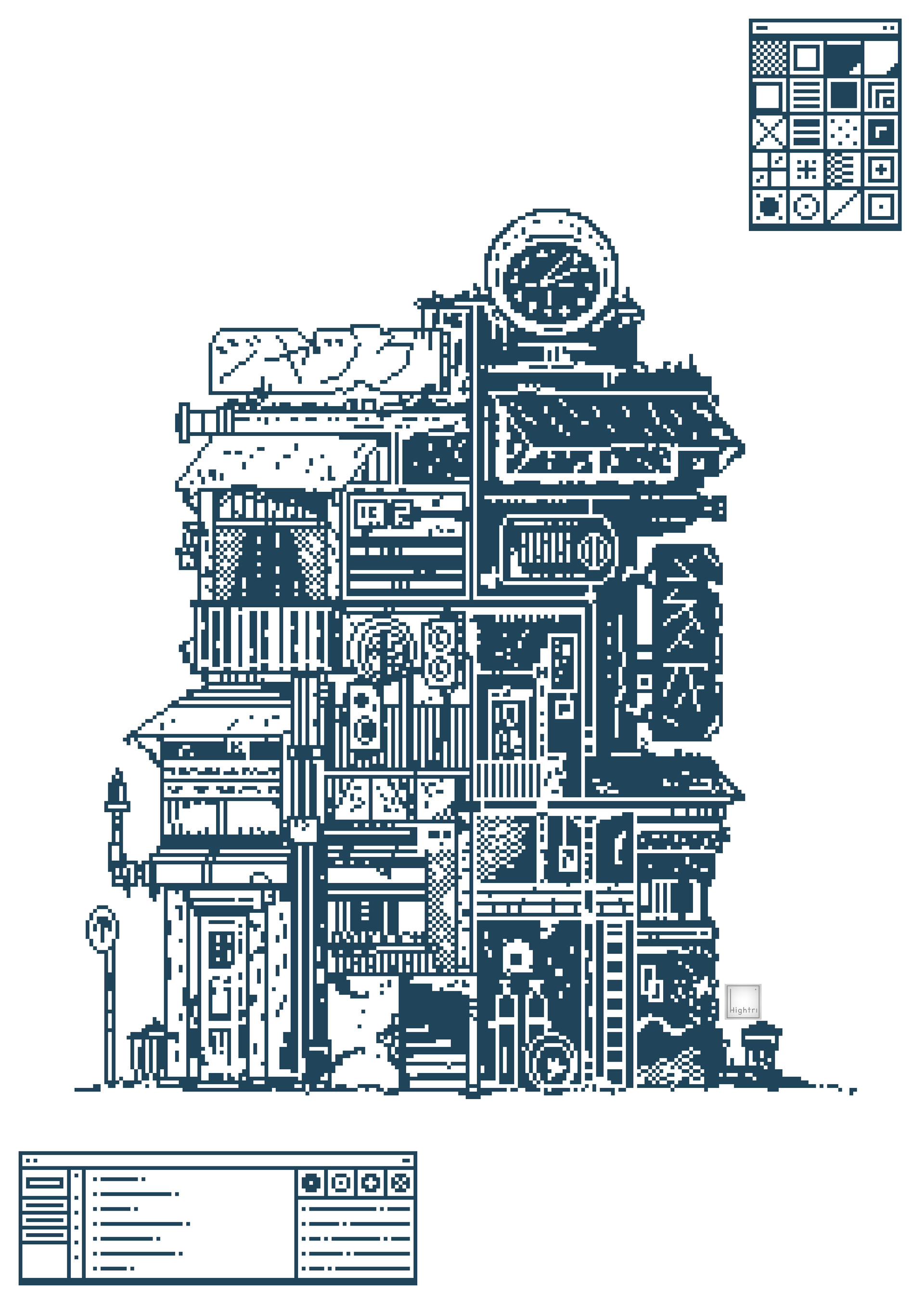 ArtStation - PIXEL BUILDING SET