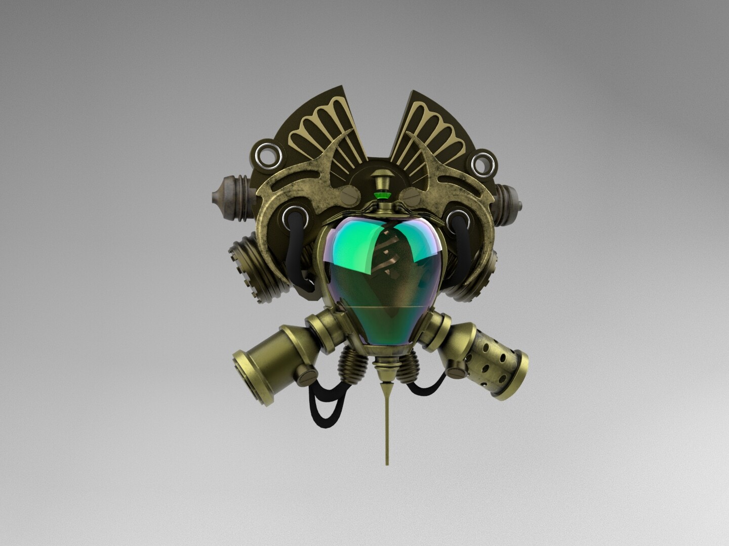 ArtStation - a gas mask ( gaming prop)