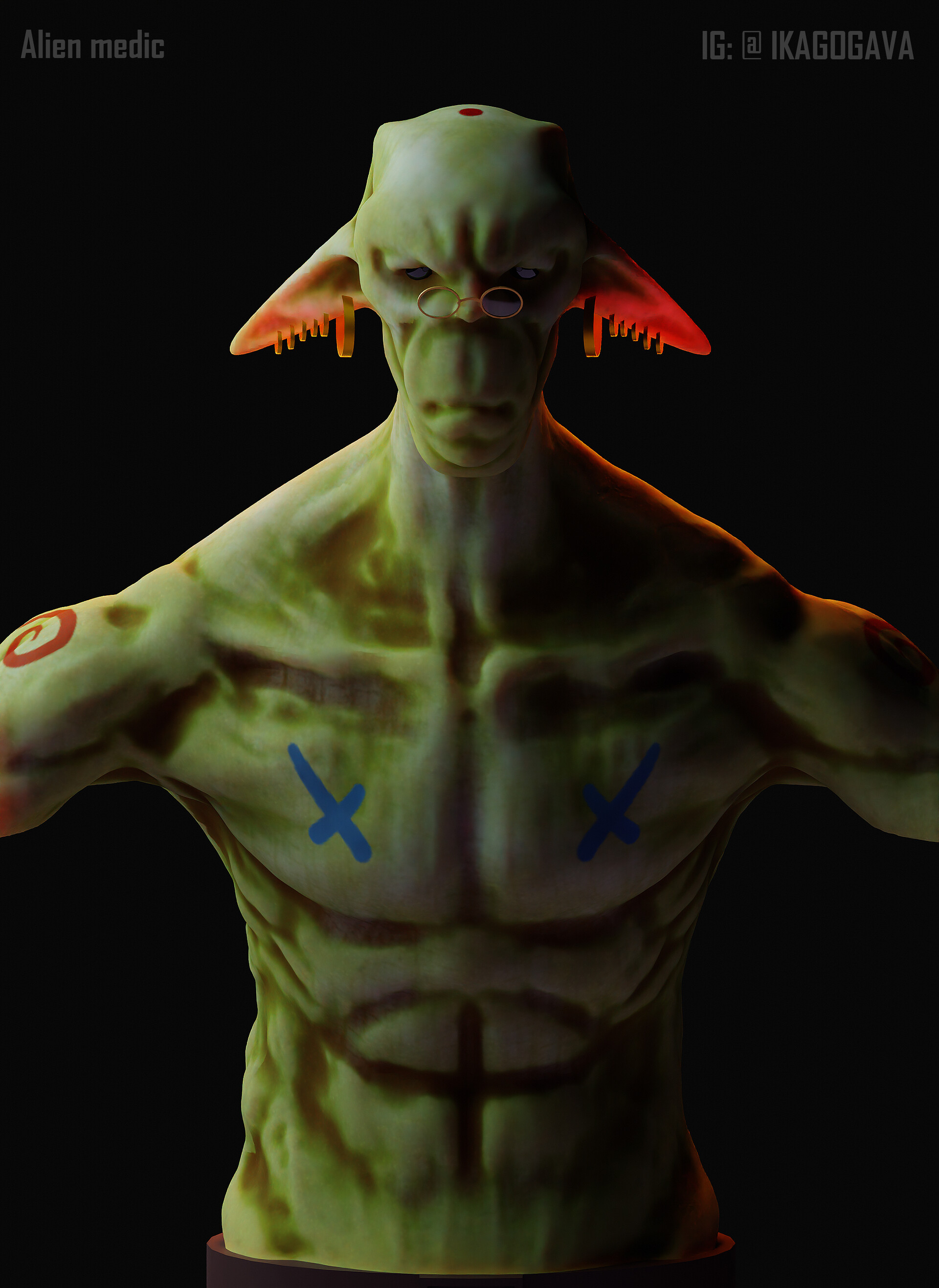 ArtStation - Post Apocalyptic alien medic