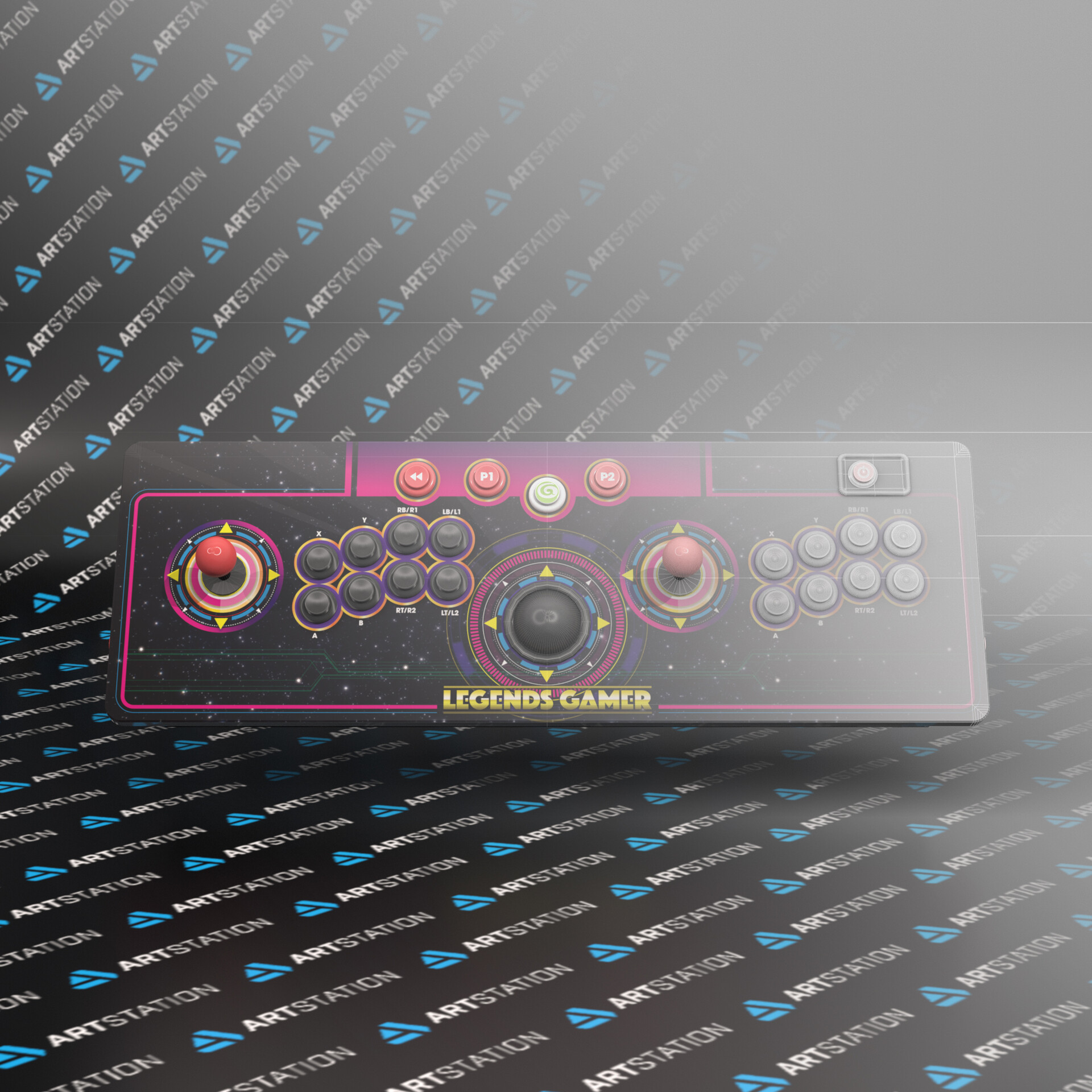 ArtStation - Retro Control Deck