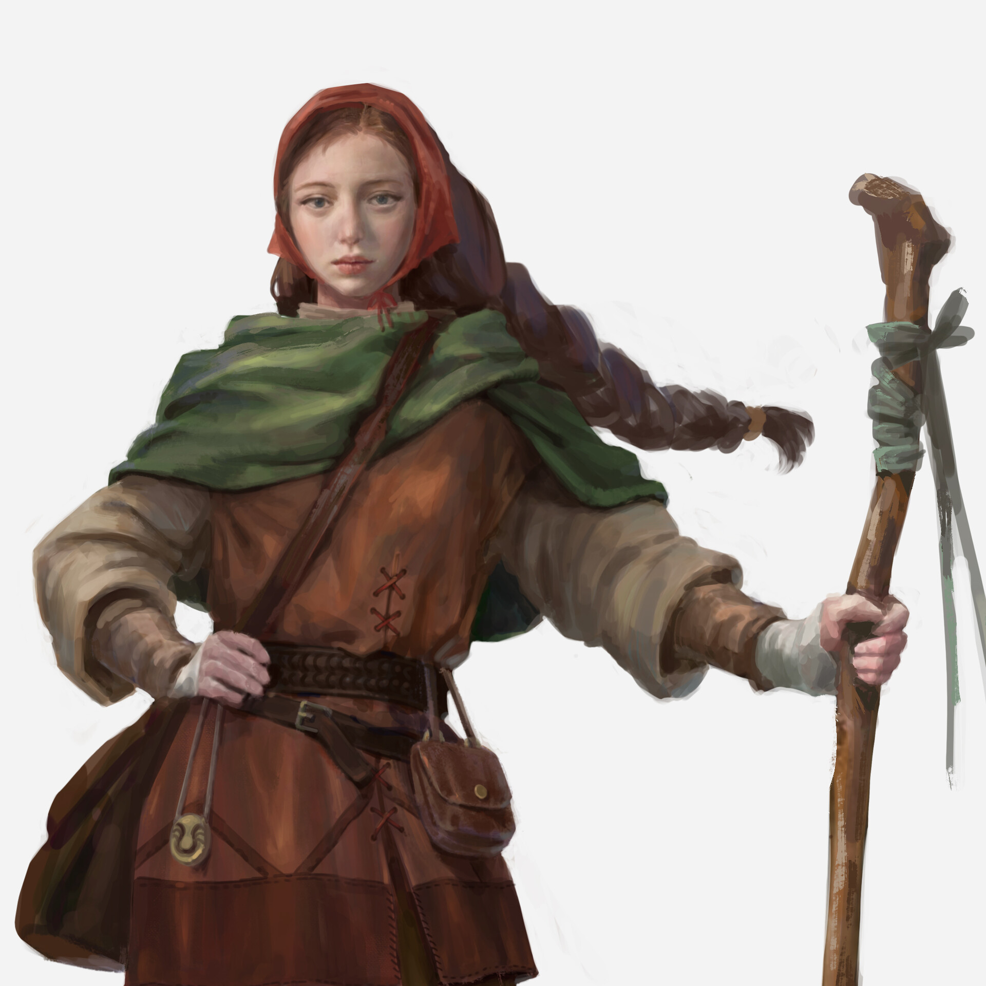 ArtStation - Shepherd girl