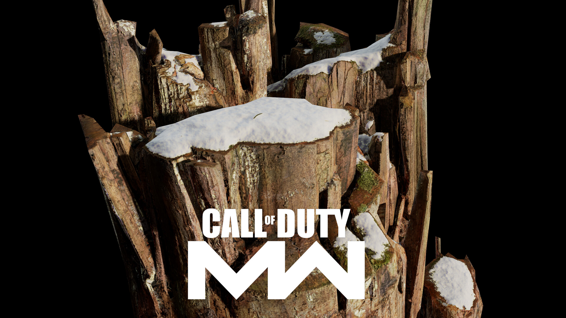 ArtStation - Call Of Duty: Modern Warfare - Tree Stump Snow 1