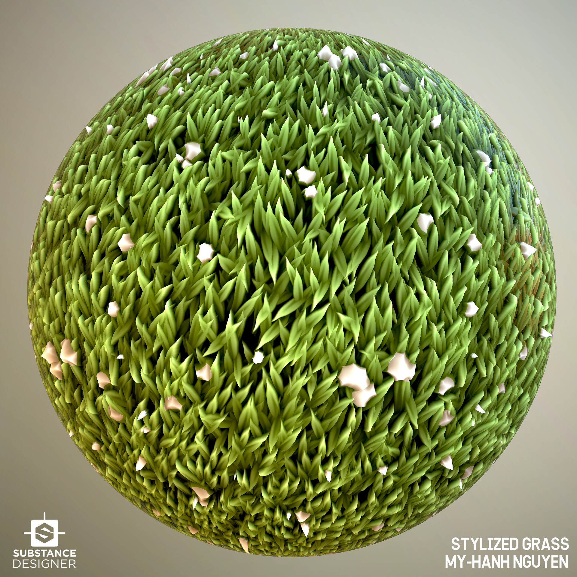 ArtStation - Stylized Grass Material