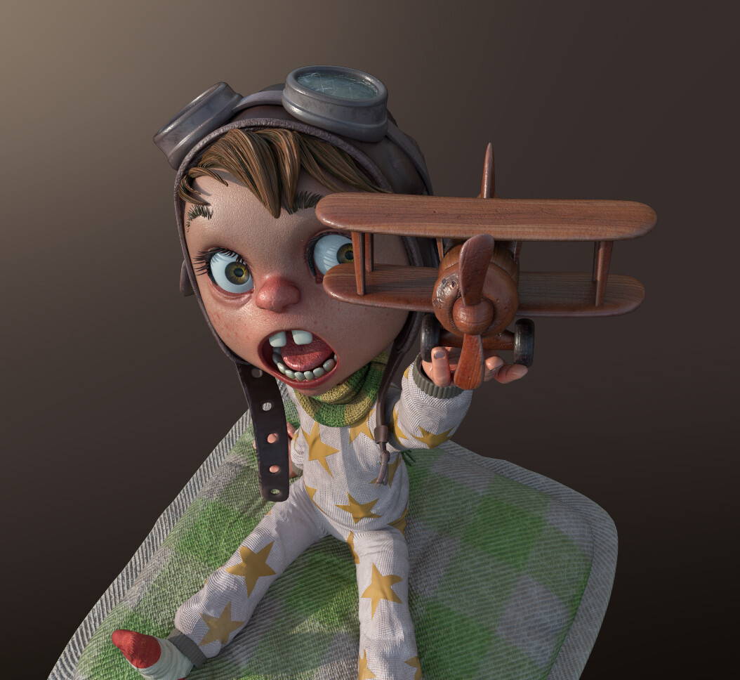 ArtStation - Kid playing