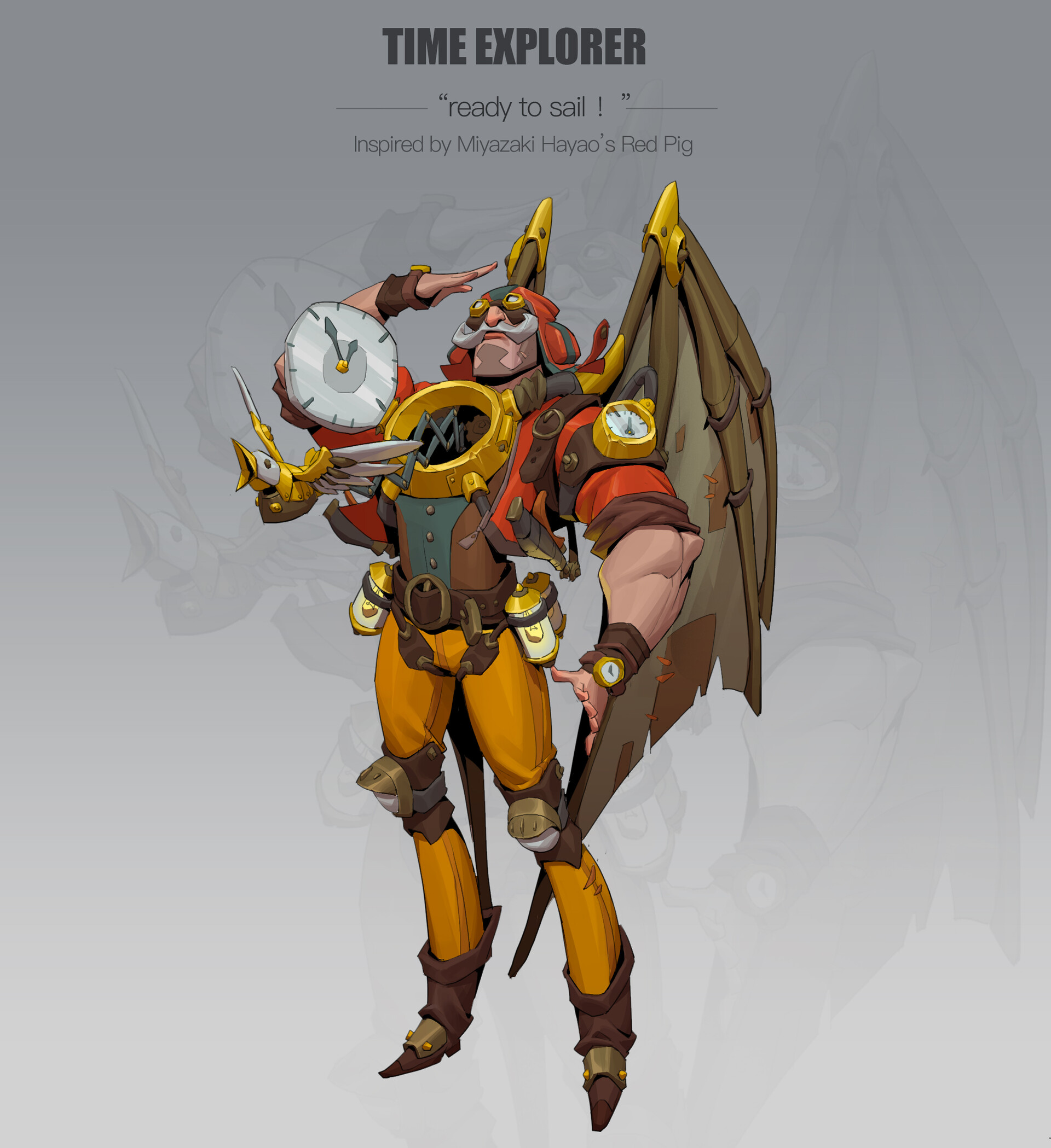 ArtStation - Time Explorer Inspired by Miyazaki Hayao’s Red Pig