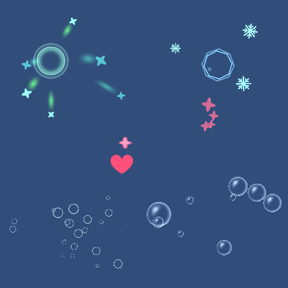 ArtStation - Simple 2D particle effects with Unity