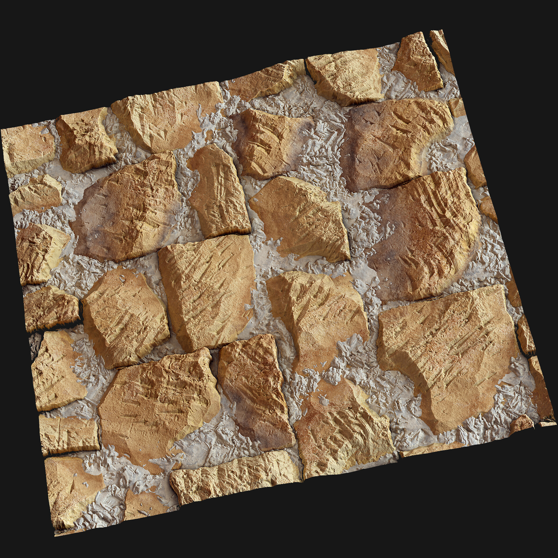 ArtStation - Stylized Fortress Wall