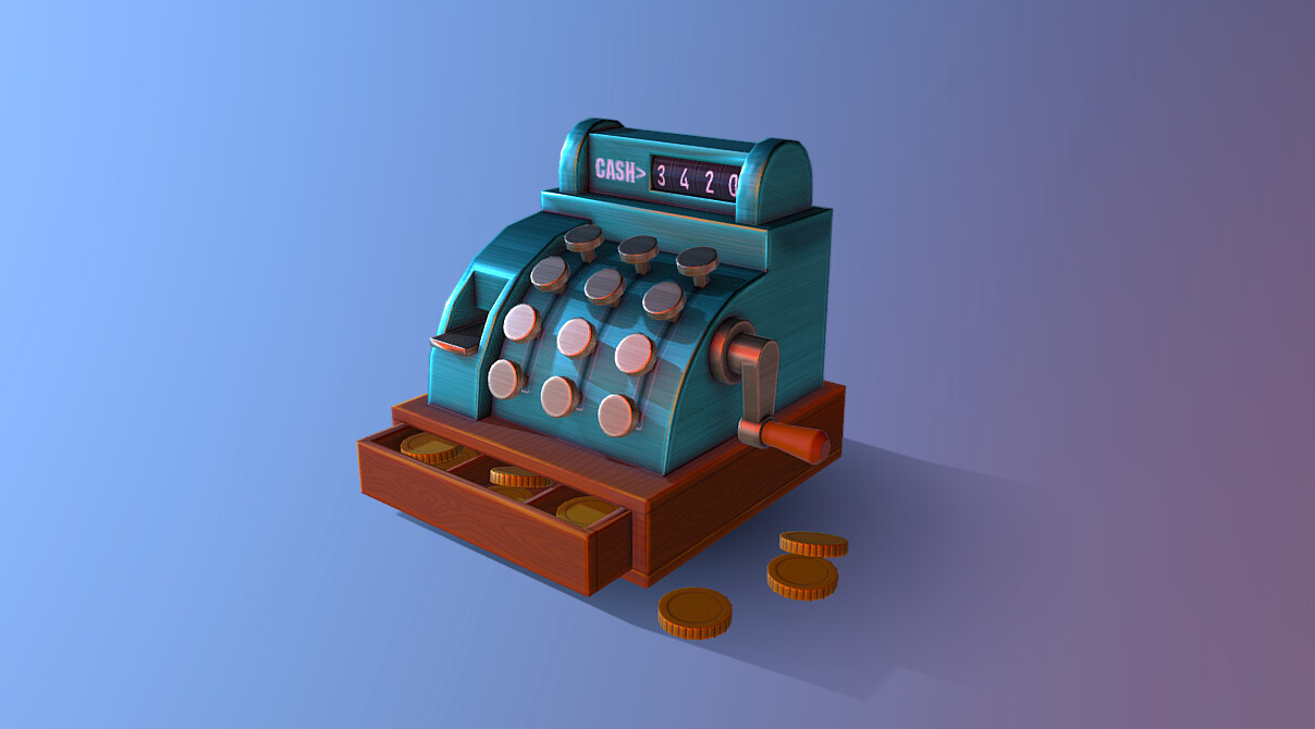 ArtStation - Stylized Cash Machine