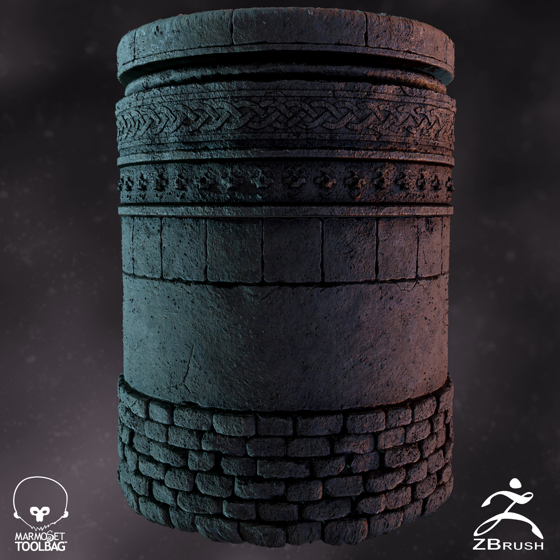 ArtStation - Bloodborne Inspired Trim Texture