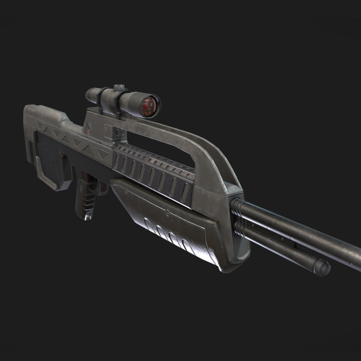 ArtStation - Battle Rifle - Halo