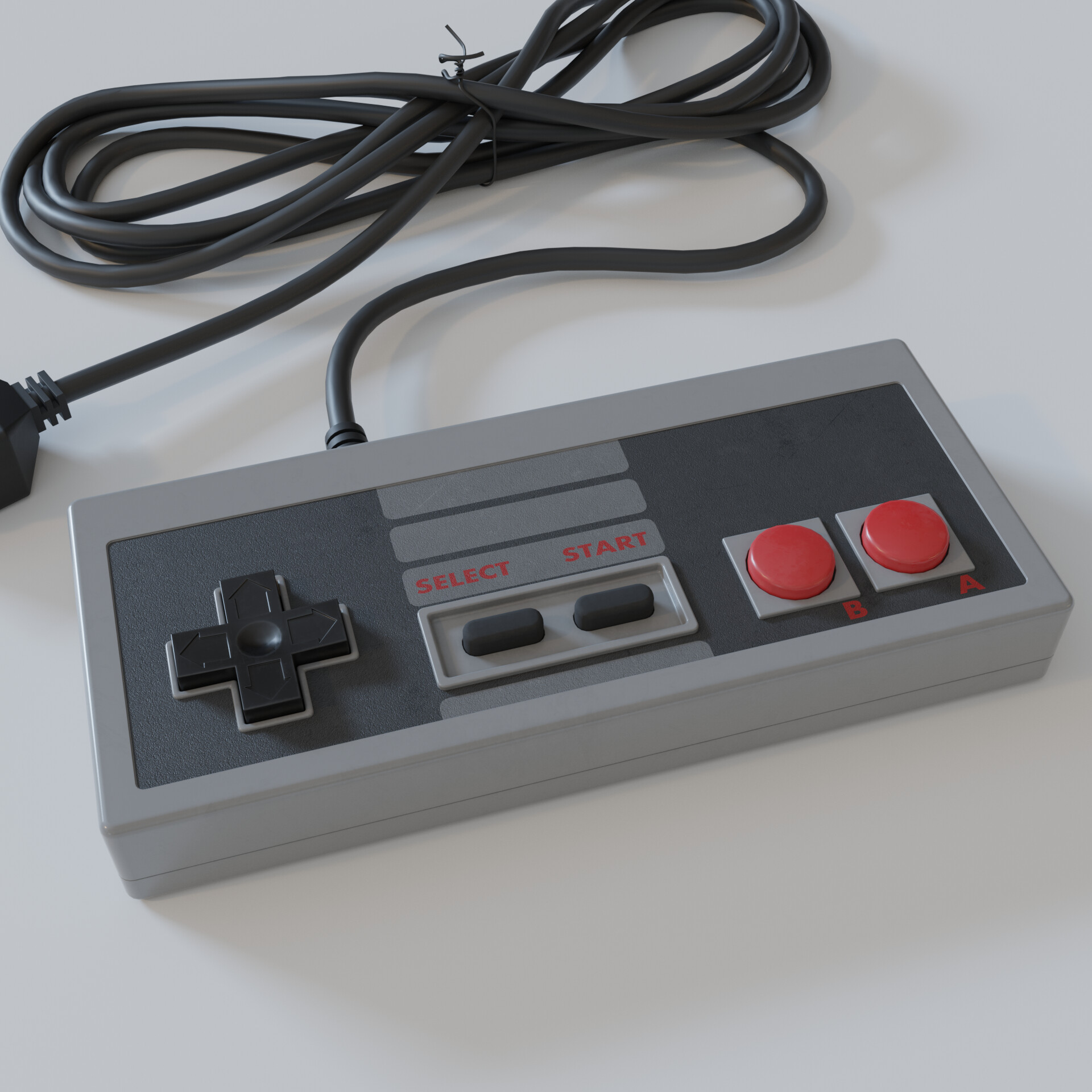 ArtStation - 3D NES Controller