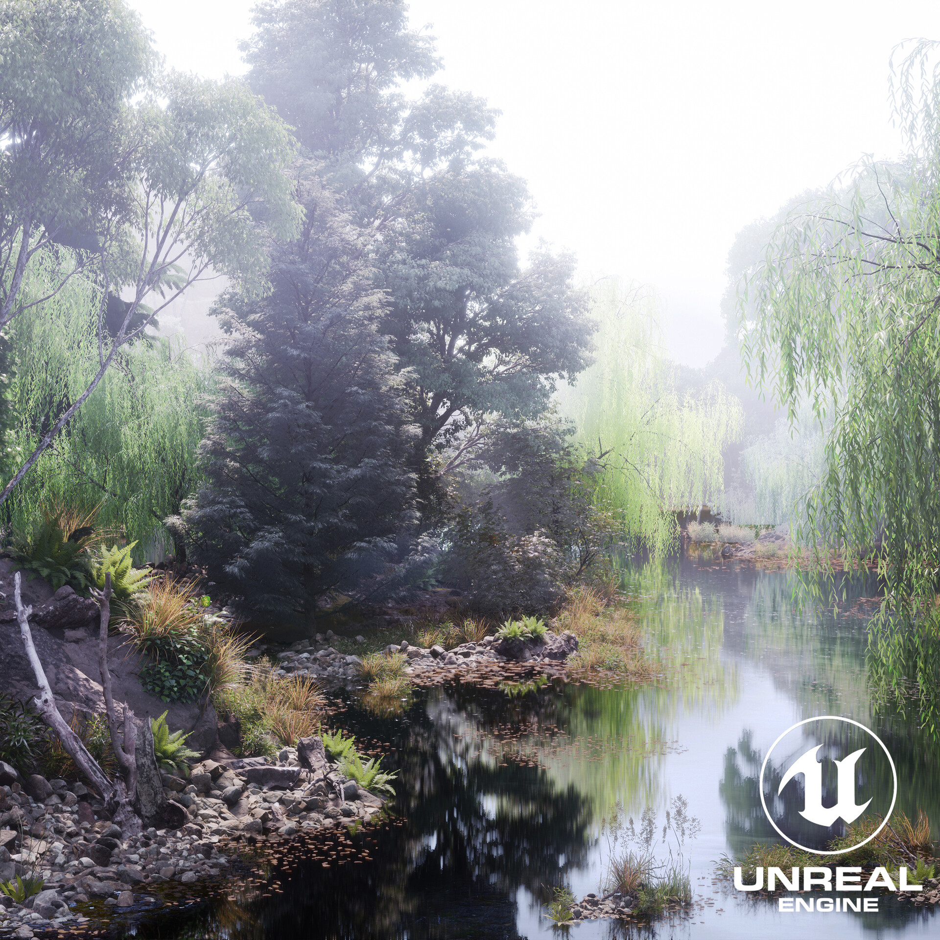 ArtStation - UE4 :: Environment Studies :: Forest Nature Study #2 (Spreewald Impressions)