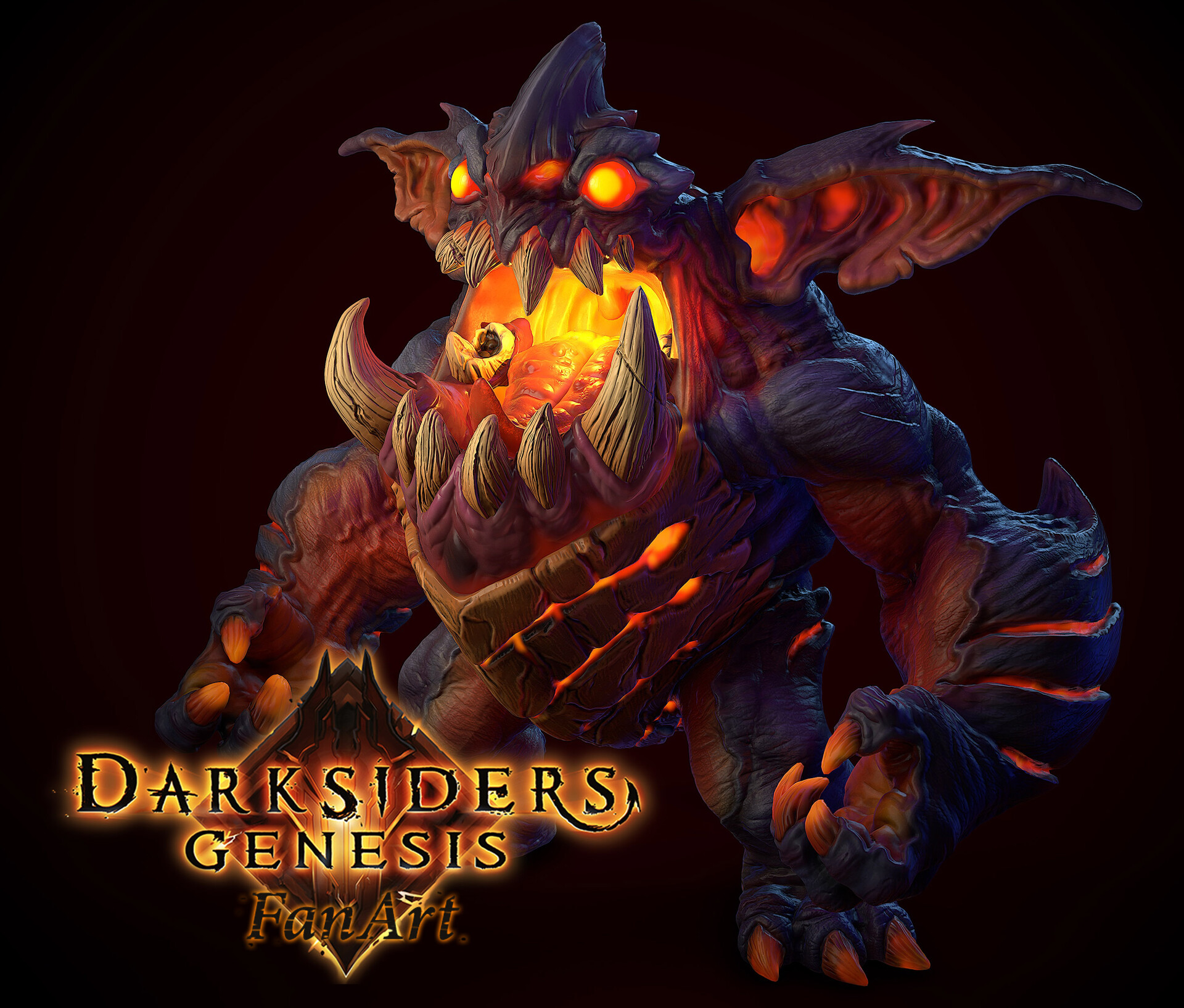 ArtStation - Darksiders Genesis FanArt - Creature