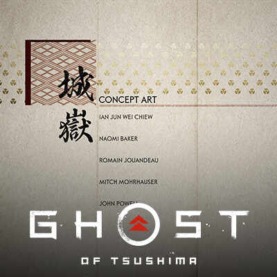 ArtStation - Ghost of Tsushima - End Credits Design