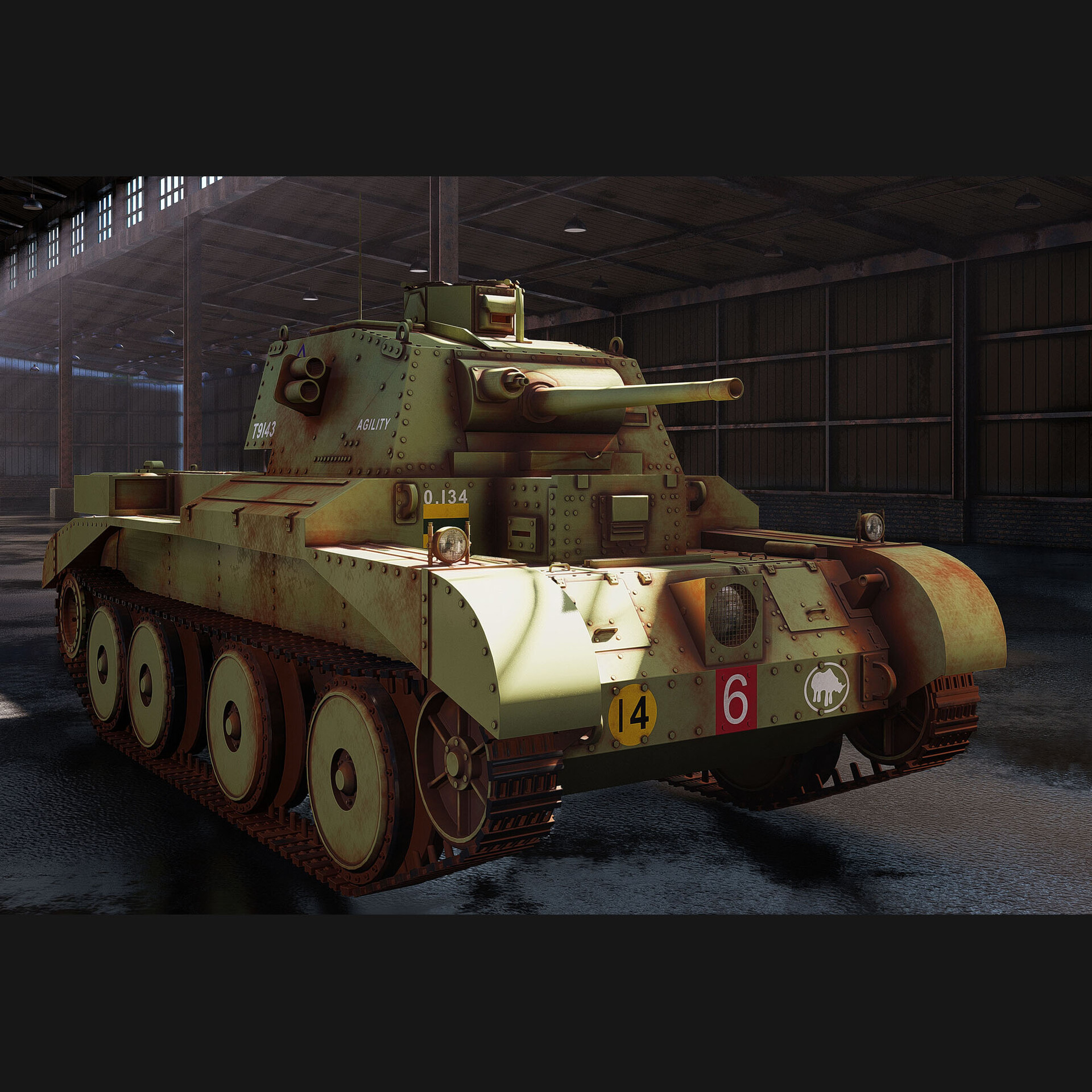 ArtStation - A13 Mk.I Cruiser Mk.III