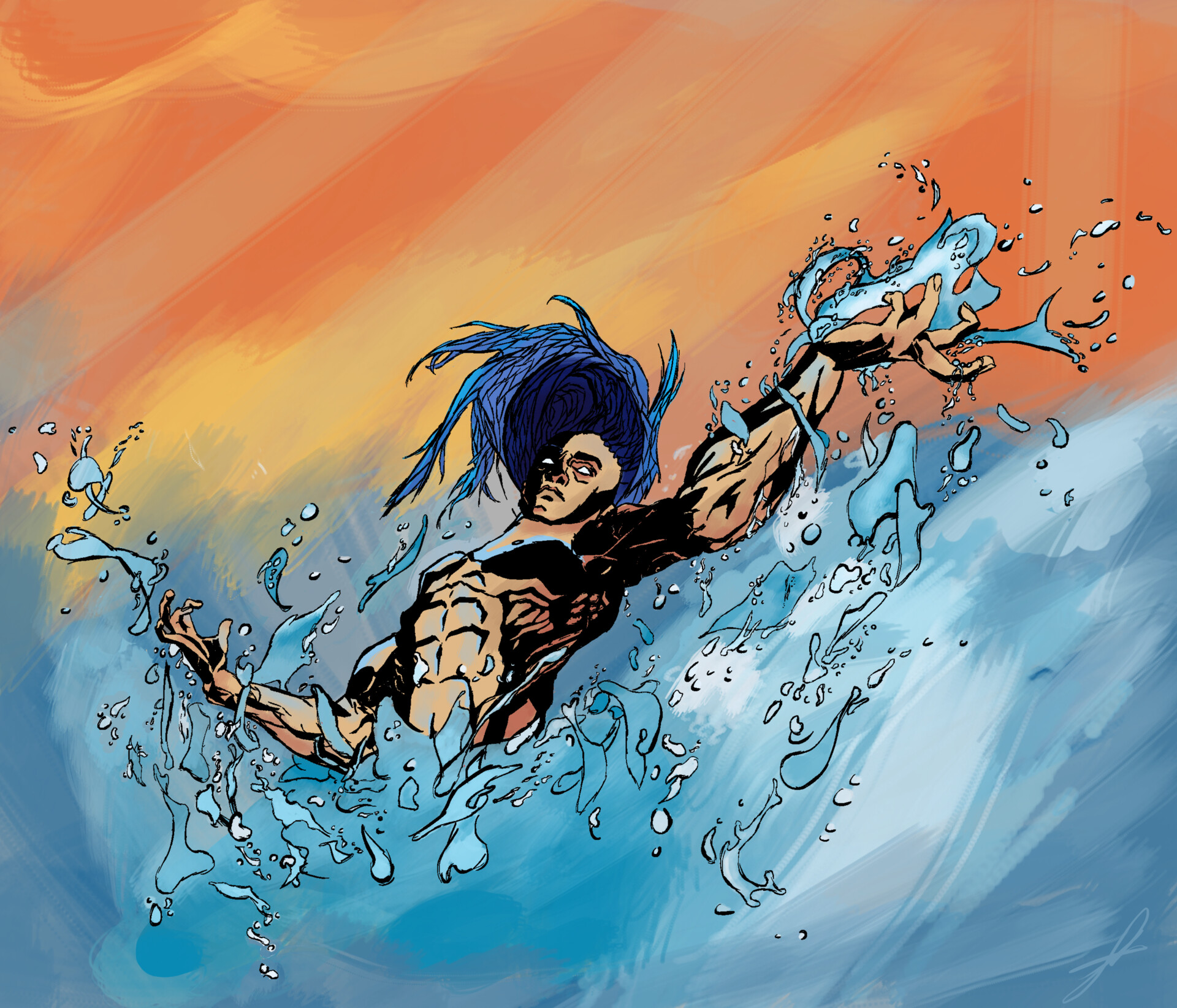 ArtStation - Water Dude