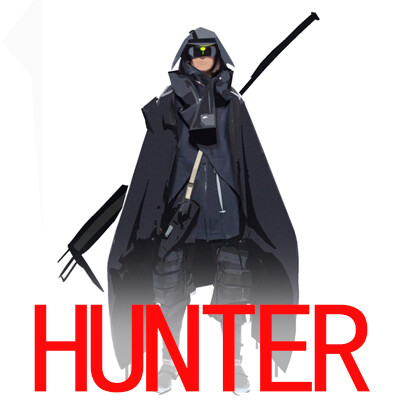 ArtStation - HUNTER SKETCH（Some exercises）