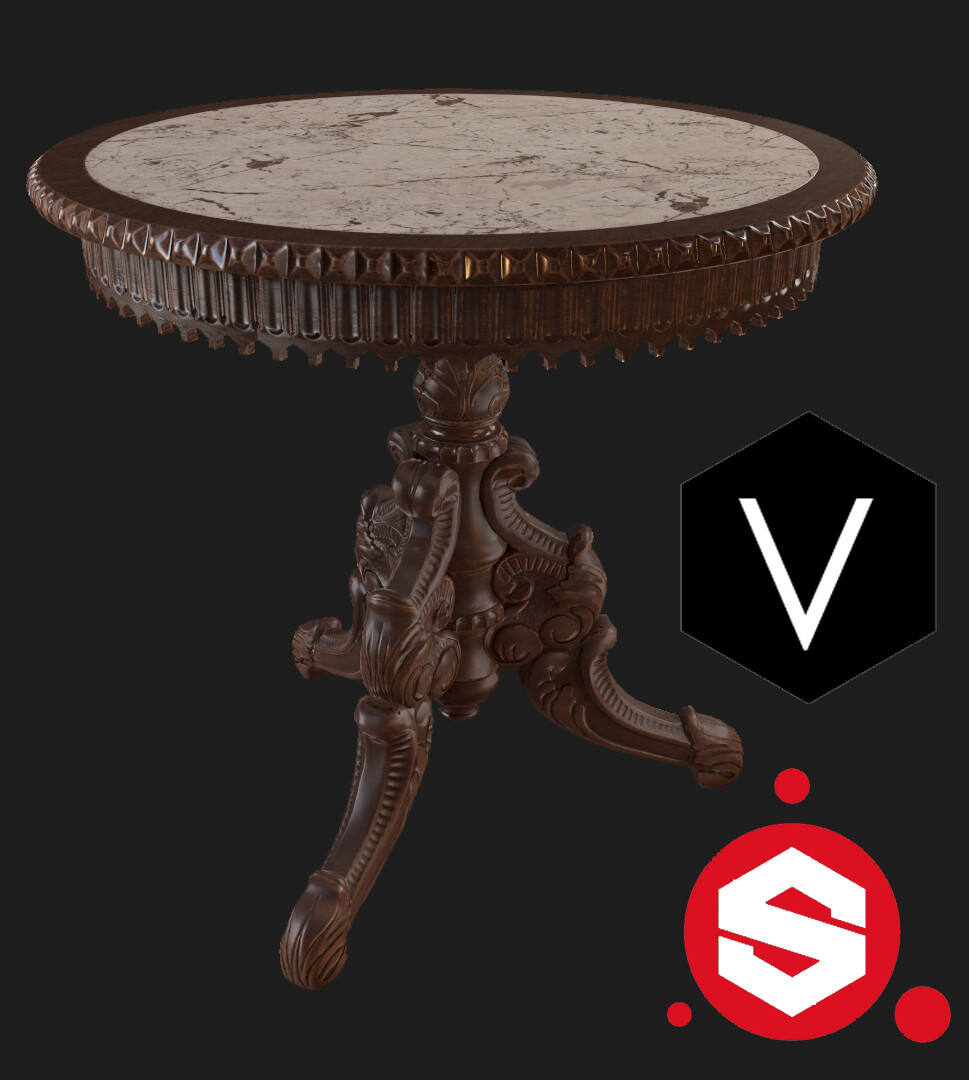 ArtStation - Victorian Table