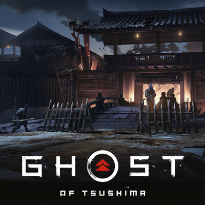 ArtStation - Ghost of Tsushima - Castle Kaneda Entrance