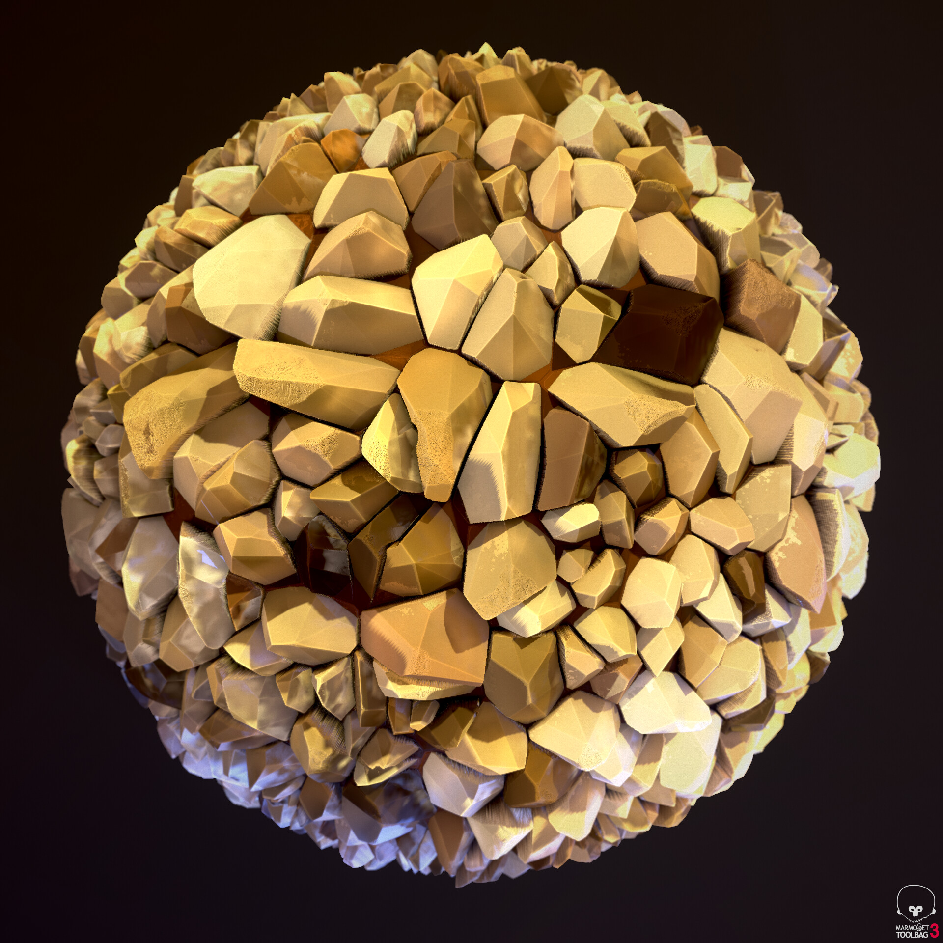 ArtStation - Stylized Rock Pattern