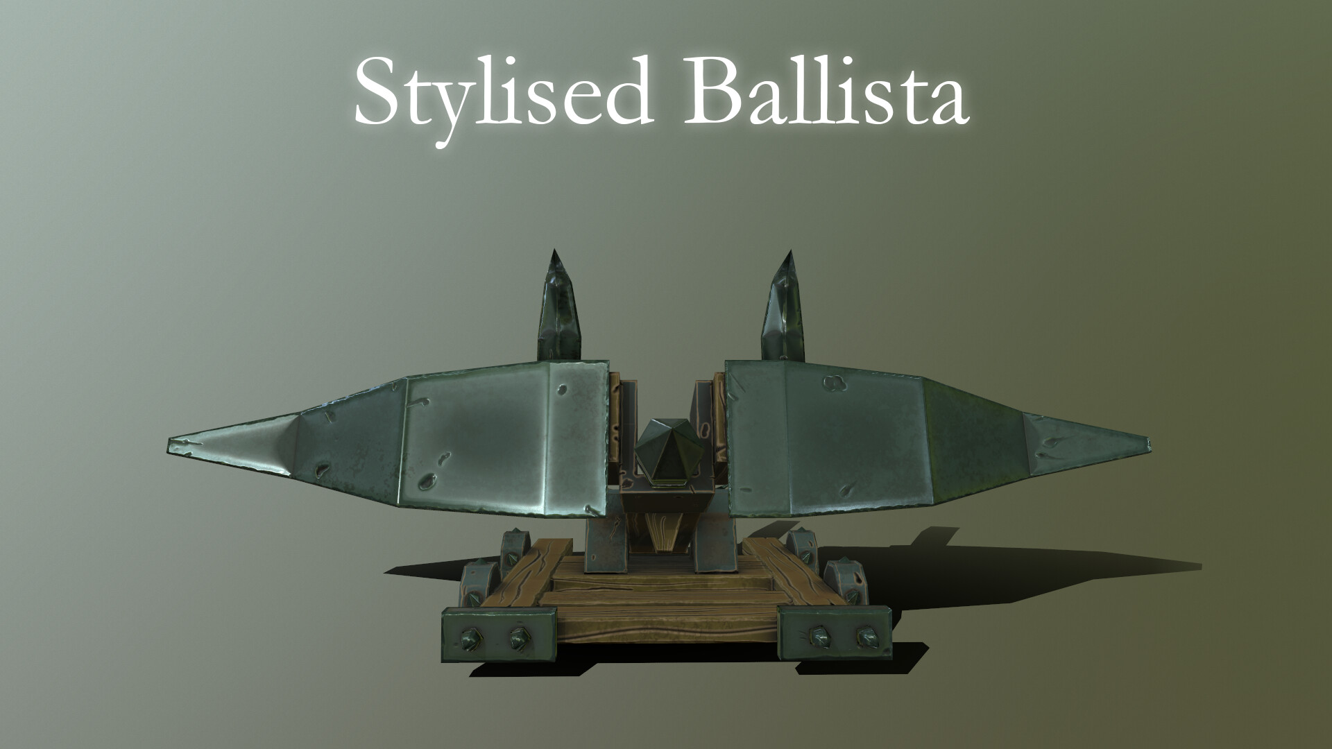 ArtStation - Stylised Ballista breakdown