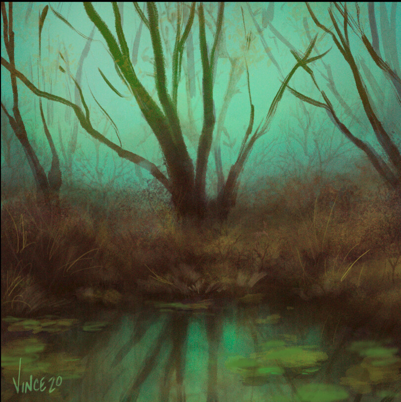 ArtStation - The Old Swamp