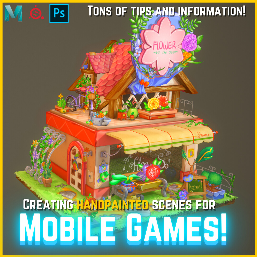 ArtStation - How to Make 3D Low Poly Models with Handpainted Textures