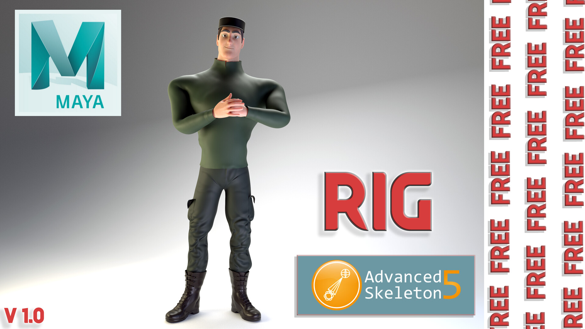 ArtStation - character maya rig advanced