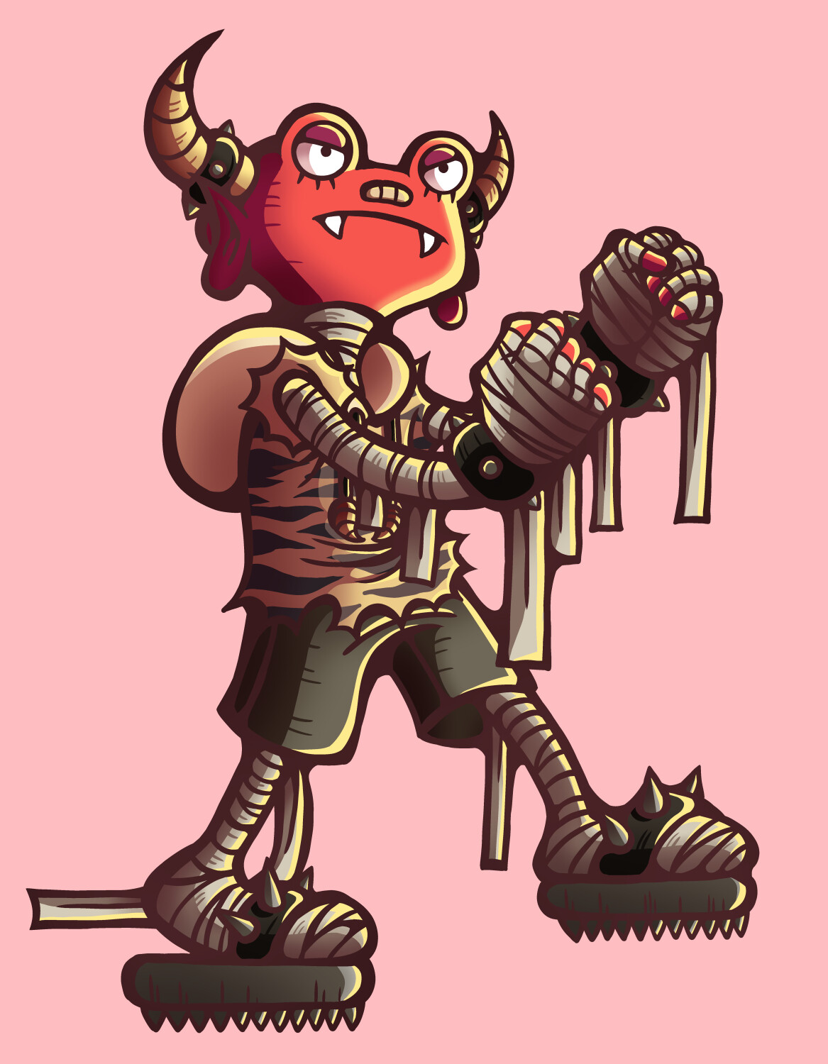 ArtStation - Fighter Oni 2