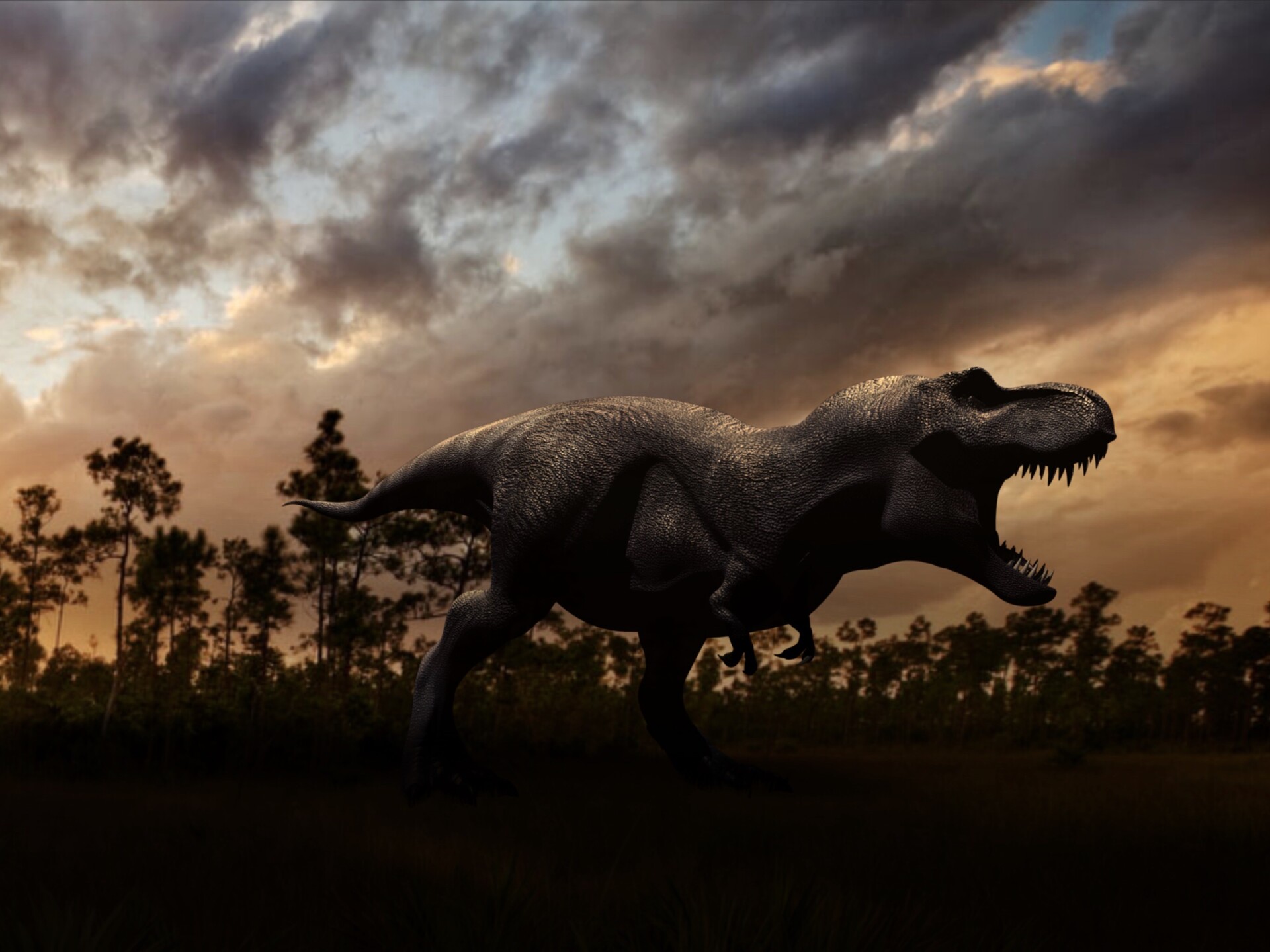 ArtStation - T. rex renders