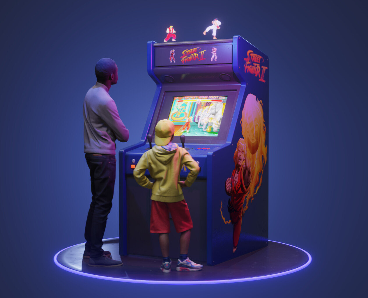 ArtStation - Nostalgia - Arcade Machine - Created With Blender & Eevee