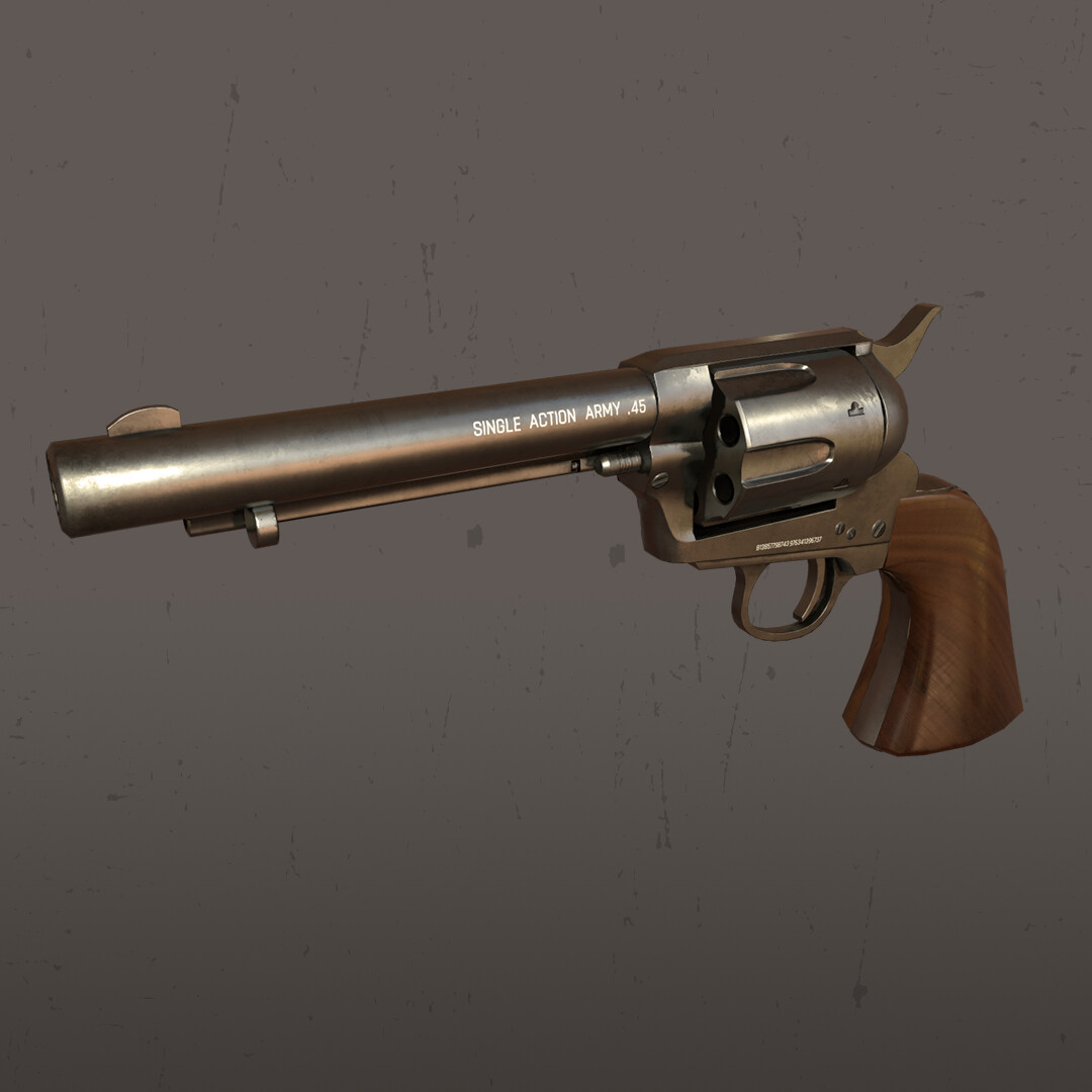 ArtStation - Single action revolver