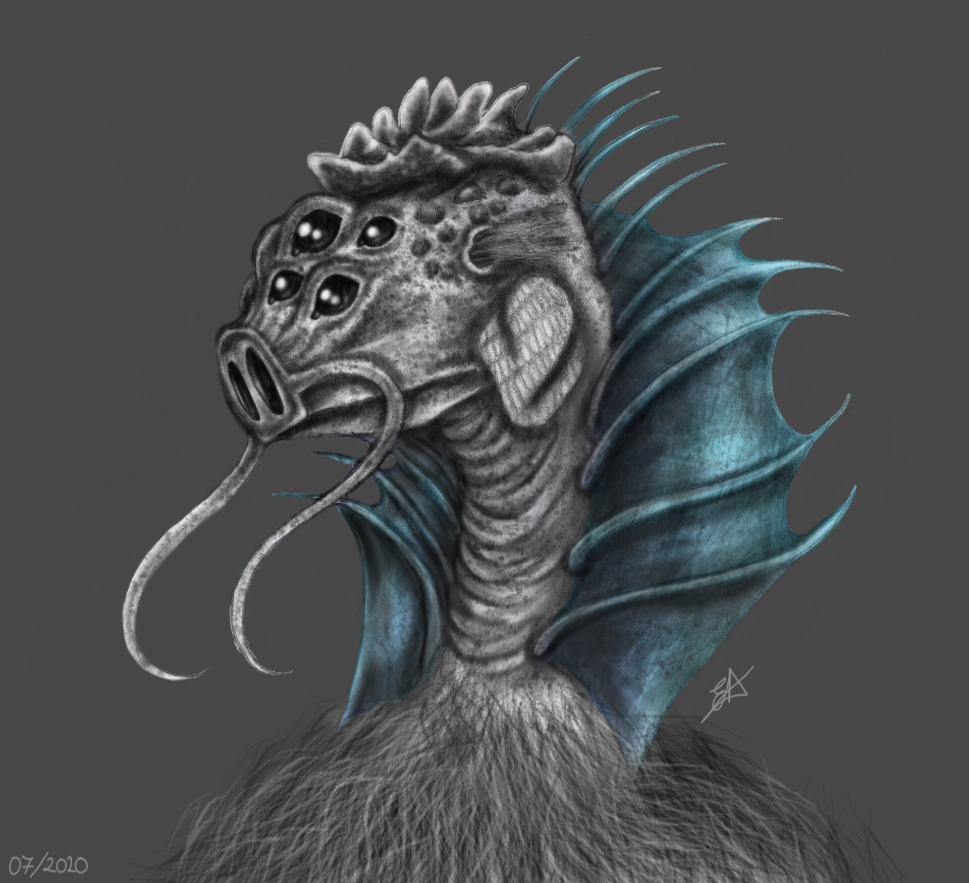 ArtStation - Alien type creature creation
