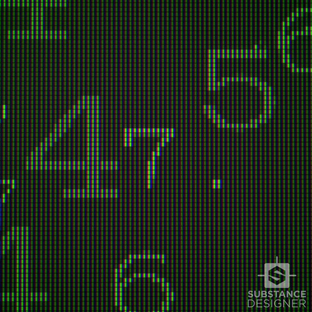 ArtStation - Matrix animated substance