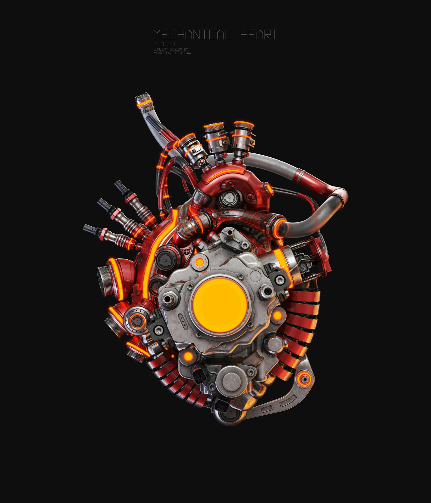 ArtStation - Mechanical heart
